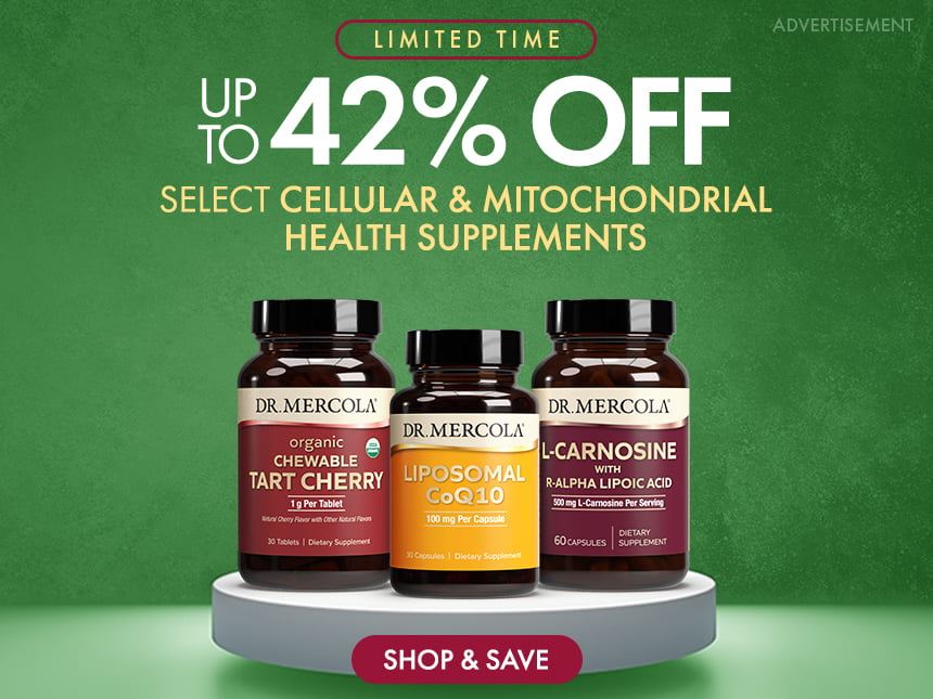 Get Up To 42% Off Cellular & Mitochondrial Health Supplements