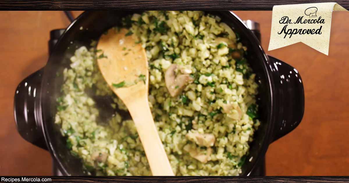 Moringa Cauliflower Fried Rice