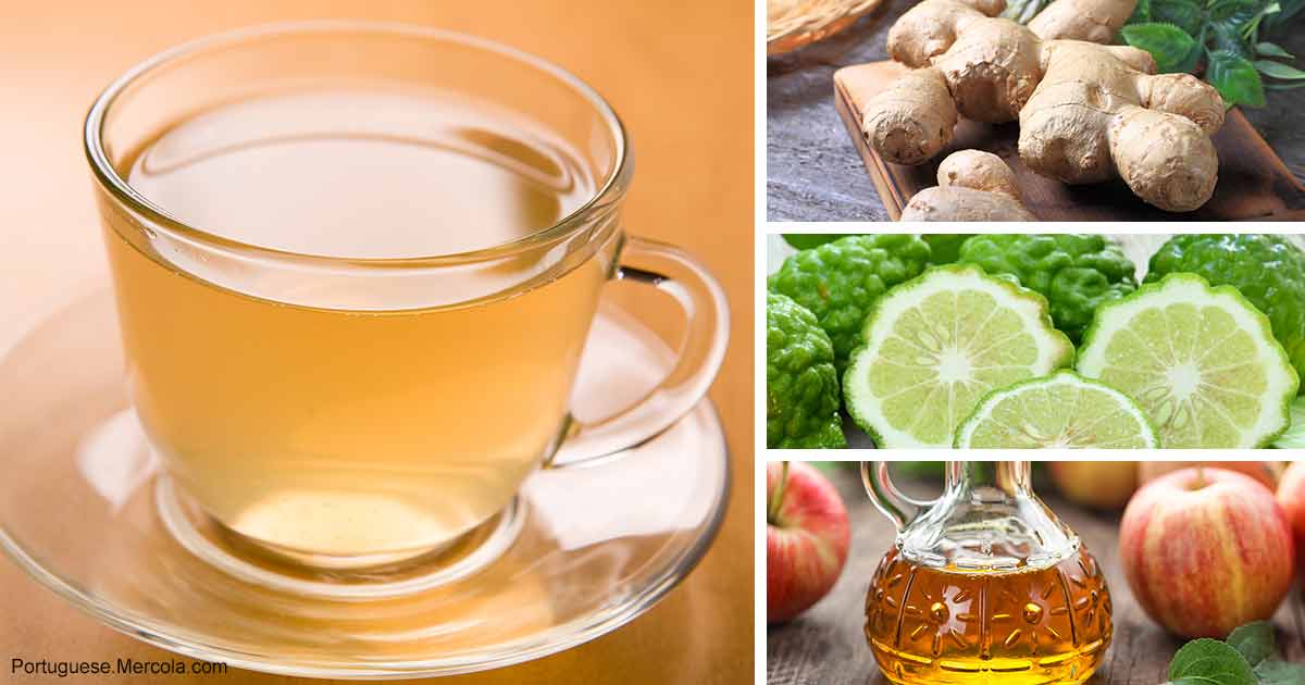 Chá Tônico: Experimente essa Potente Bebida de Gengibre, Vinagre de ...