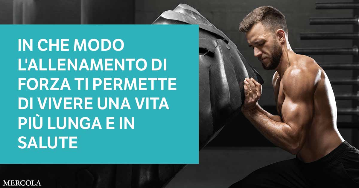 L'allenamento di forza di aiuta a vivere più a lungo