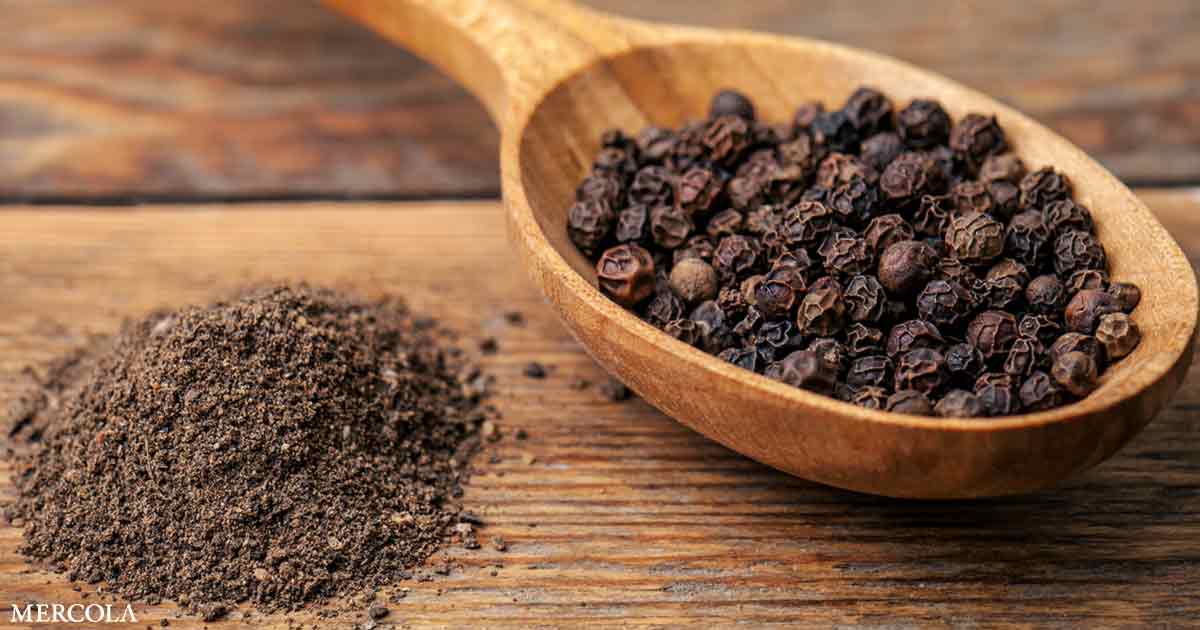 Nove benefici del pepe nero