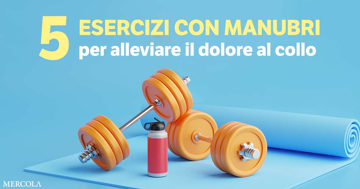 Allenamento completo con paio di manubri